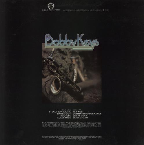 Bobby Keys Bobby Keys UK vinyl LP album (LP record) (755898)