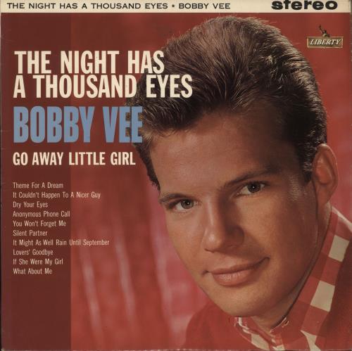 Bobby Vee The Night Has A Thousand Eyes UK vinyl LP album (LP record ...