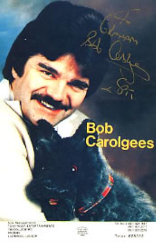 Bob Carolgees Signed Publicity Postcard UK Promo memorabilia (262727 ...