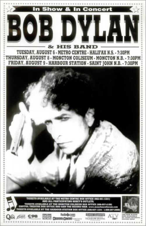 Bob Dylan In Show & In Concert US poster (541779)