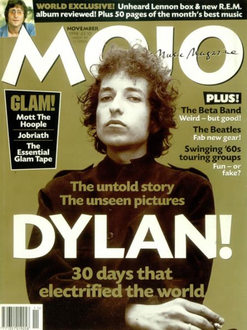 Bob Dylan Mojo UK magazine (447582) NOVEMBER 1998