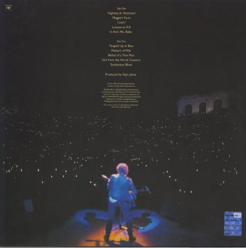 Bob Dylan Real Live - 180gm UK vinyl LP album (LP record) (803799)