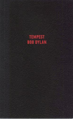 Bob Dylan Tempest UK CD album (CDLP) (744868)