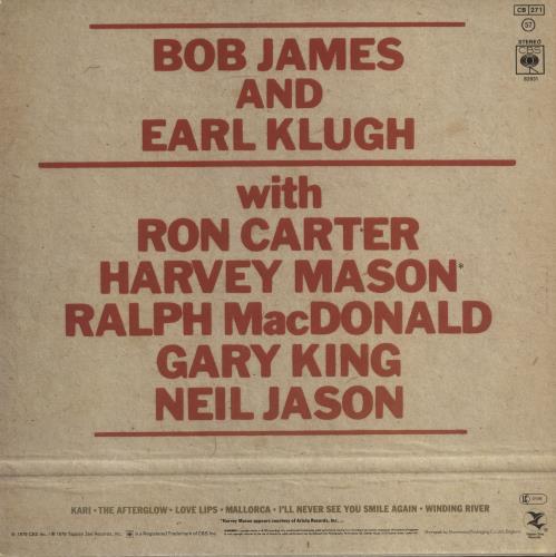 Bob James One On One UK vinyl LP album (LP record) (722703)