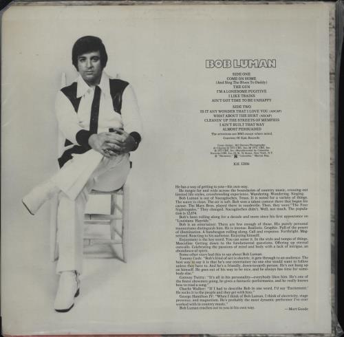 Bob Luman Bob Luman US vinyl LP album (LP record) (763201)