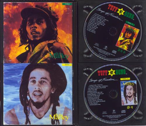 Bob Marley & The Wailers Songs Of Freedom UK CD Album Box Set (99189)