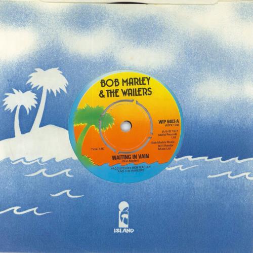 Bob Marley & The Wailers Waiting In Vain UK 7" vinyl single (7 inch record / 45) (801992)