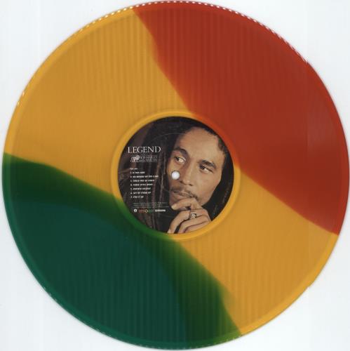 Bob Marley Legend: The Best Of - Red/Gold/Green vinyl US vinyl LP album ...