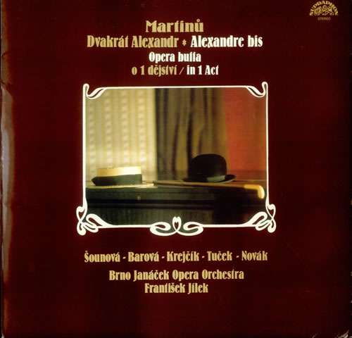 Bohuslav Martinu Alexandre bis Czech vinyl LP album (LP record) (535189)
