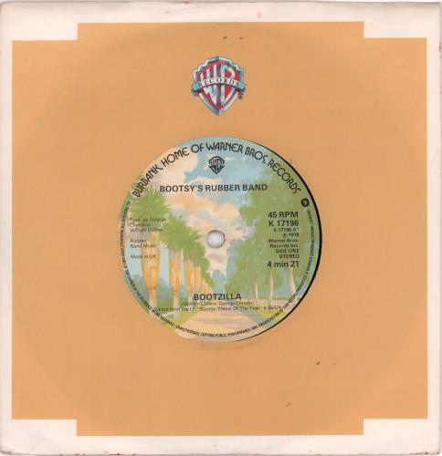 Bootsy Collins Bootzilla UK 7" vinyl single (7 inch record / 45) (662715)