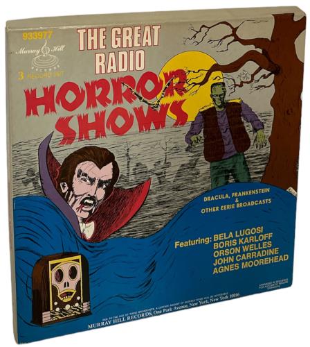Boris Karloff The Great Radio Horror Shows US 3-LP vinyl record set ...