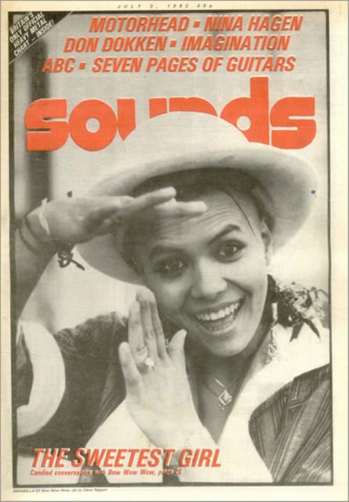 Bow Wow Wow Sounds UK magazine (523429) 3 JULY 1982