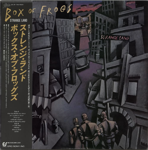 Box Of Frogs Strange Land Japanese Promo vinyl LP album (LP record ...