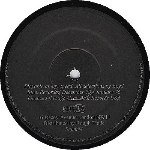 Boyd Rice Boyd Rice UK vinyl LP album (LP record) (369821)