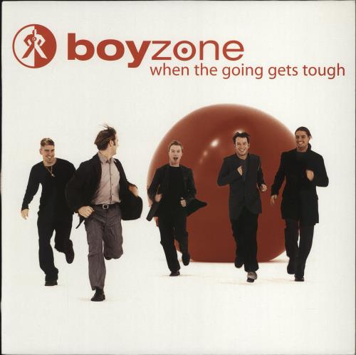 Boyzone When The Going Gets Tough French Promo 12" vinyl single (12 ...