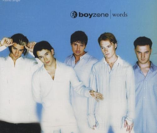 Boyzone Words UK Promo CD single (CD5 / 5") (79085)
