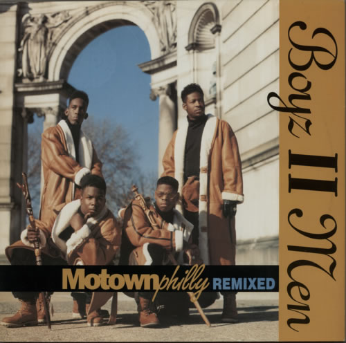 Boyz II Men Motownphilly Remixed UK 12" vinyl single (12 inch record / Maxi-single) (187426)