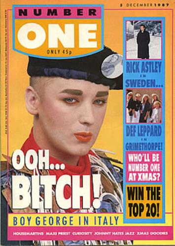 Boy George Number One UK magazine (302096)