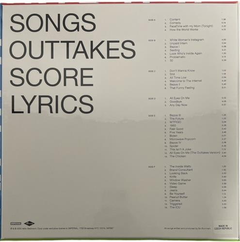 Bo Burnham The Inside Deluxe Box Set US Vinyl Box Set (811582)