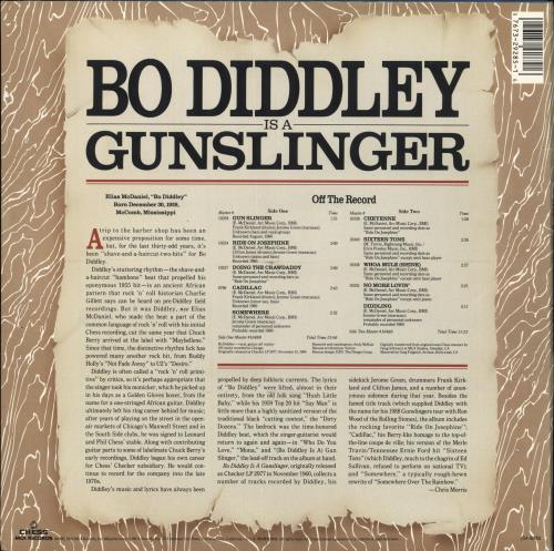 Bo Diddley Bo Diddley Is A Gunslinger US vinyl LP album (LP record ...