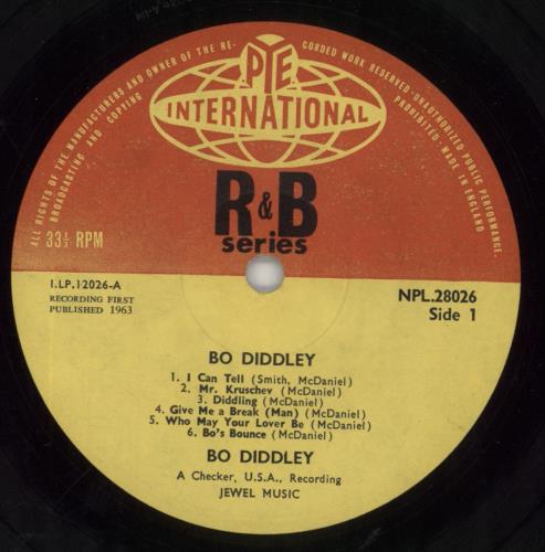Bo Diddley Bo Diddley UK vinyl LP album (LP record) (528369)