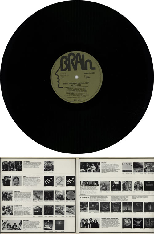 Brain Brain: History Of German Rock 1972 - 1976 German 2-LP vinyl ...