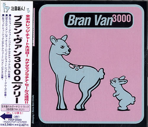 Bran Van 3000 Glee Japanese Promo CD album (CDLP) (611295)