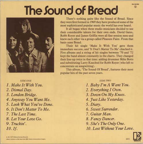 Bread The Sound Of Bread - 1st German vinyl LP album (LP record) (304363)