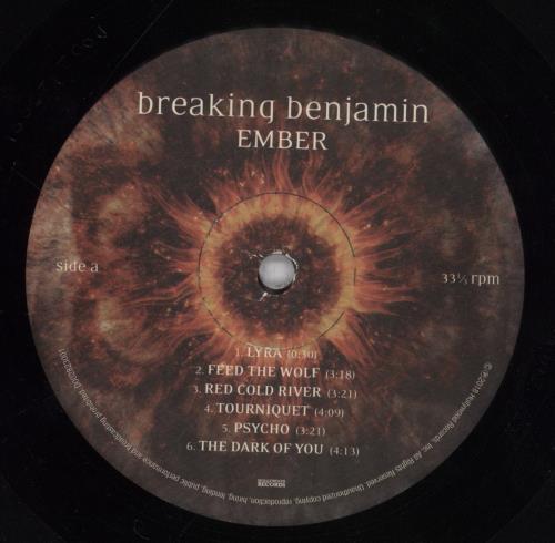Breaking Benjamin Ember US vinyl LP album (LP record) (835929)