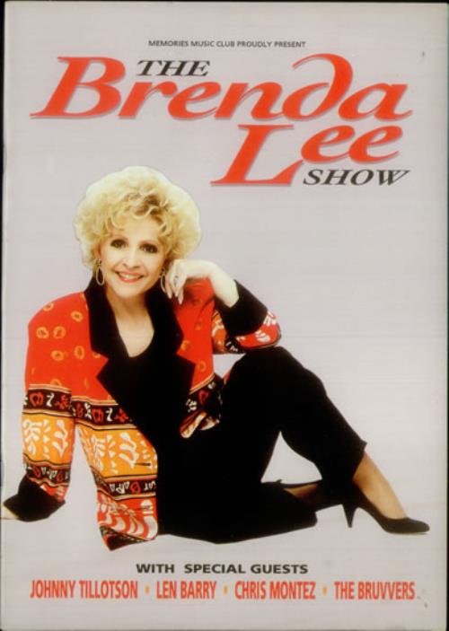 Brenda Lee The Brenda Lee Show UK tour programme (548025) PROGRAMME
