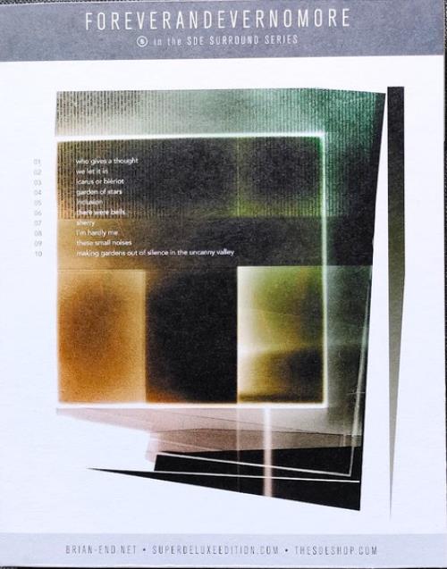 Brian Eno Foreverandevernomore - Dolby Atmos & Stereo Mixes UK Blu Ray Audio (799914)