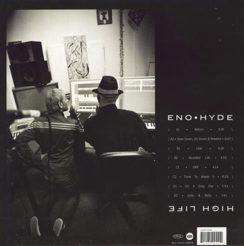 Brian Eno High Life + Art Print UK 2-LP vinyl record set (Double LP ...