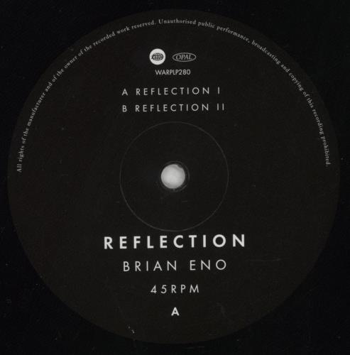 Brian Eno Reflection UK 2-LP vinyl record set (Double LP Album) (799288)