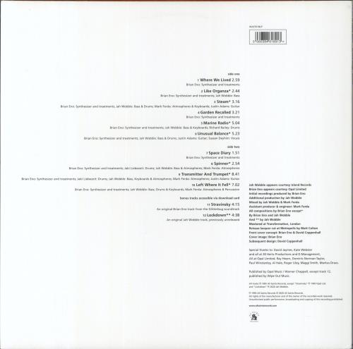 Brian Eno Spinner UK vinyl LP album (LP record) (849649)