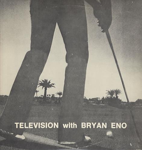 Brian Eno Television With Brian Eno US vinyl LP album (LP record) (341900)