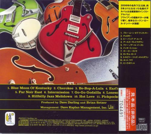 Brian Setzer Setzer Goes Instru-Mental Japanese Promo CD album (CDLP ...