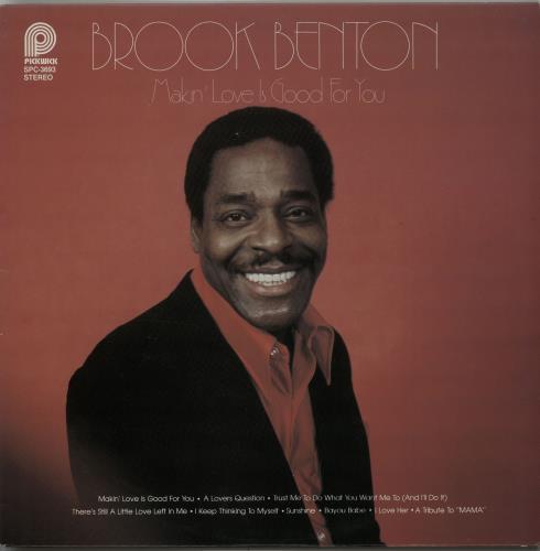 Brook Benton Makin' Love Is Good For You Canadian vinyl LP album (LP ...