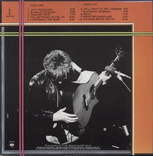 Bruce Cockburn Humans Canadian vinyl LP album (LP record) (781009)