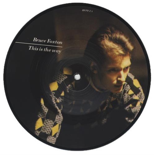 Bruce Foxton This Is The Way UK 7" vinyl picture disc (7 inch picture ...