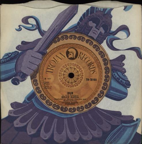 Bruce Ruffin Rain UK 7" vinyl single (7 inch record / 45) (752973)