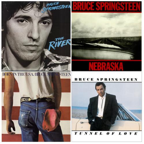 Bruce Springsteen 1973-1987 Studio Albums UK Vinyl Box Set (590601)