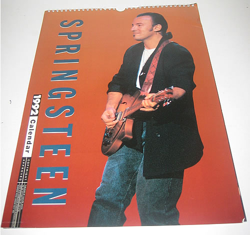 Bruce Springsteen 1992 Calendar UK calendar (336280) CALENDAR