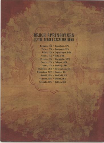 Bruce Springsteen American Land 2006 Tour UK tour programme (383633)