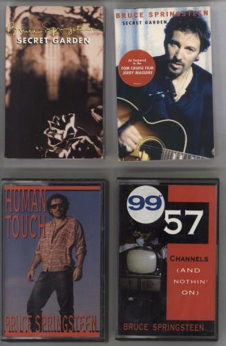 Bruce Springsteen Bundle of 4 Cassette Singles UK cassette album (793256)