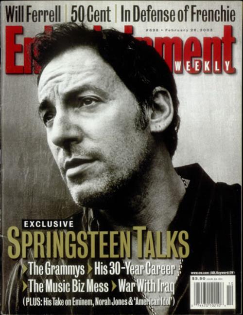 Bruce Springsteen Entertainment Weekly US magazine (543664) FEBRUARY ...