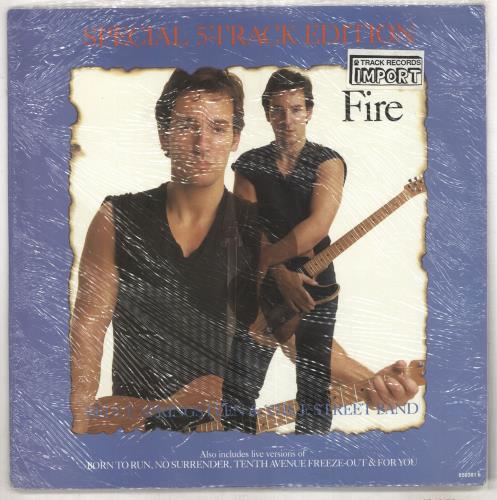 Bruce Springsteen Fire EP - Sealed UK 12" vinyl single (12 inch record ...