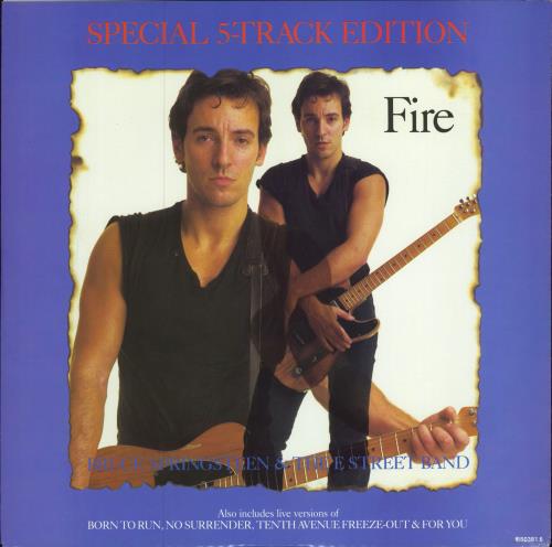 Bruce Springsteen Fire EP UK 12" vinyl single (12 inch record / Maxi ...