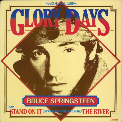 Bruce Springsteen Glory Days Dutch 12" vinyl single (12 inch record ...
