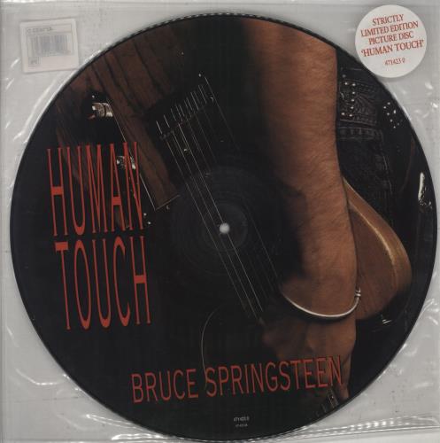 Bruce Springsteen Human Touch UK picture disc LP (vinyl picture disc ...