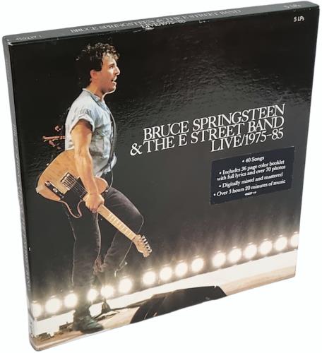 Bruce Springsteen Live 1975-1985 - stickered box UK Vinyl Box Set (56647)